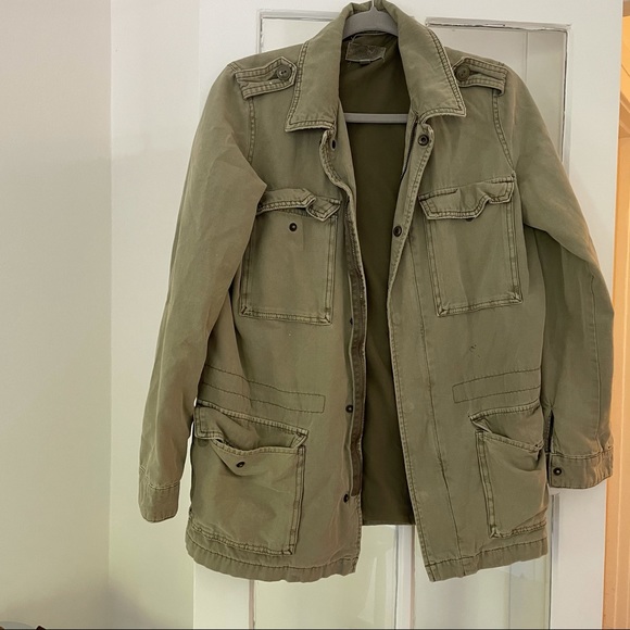 Jackets & Coats | Vintage Army Green Jacket | Poshmark